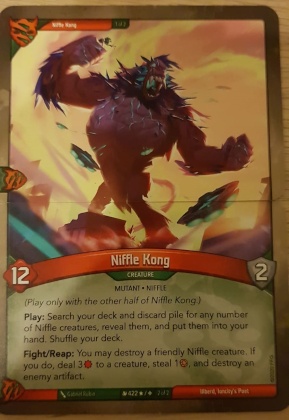 Untamed's Double-Card Creature is revealed- Niffle Kong. Translation in ...